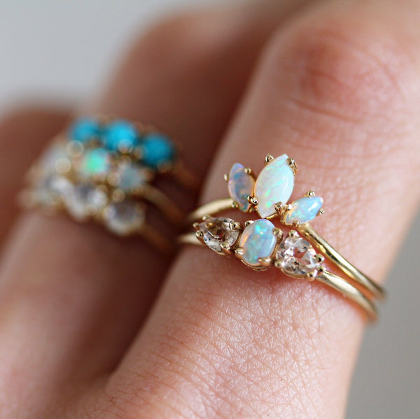 OPAL ARC TRIO RING – LUMO